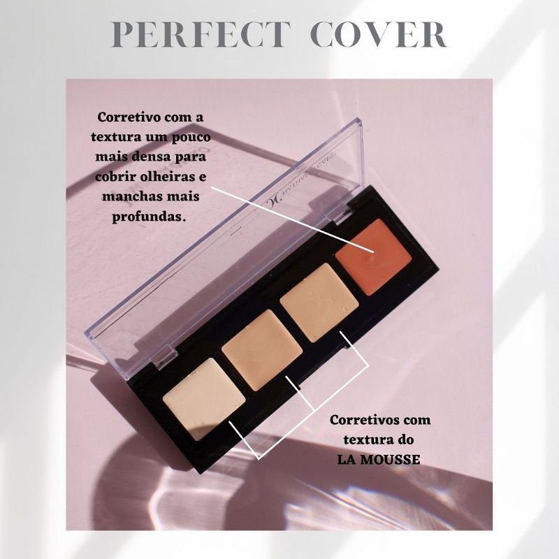 Paleta de corretivos Perfect Cover Nath Capelo | Shopee Brasil