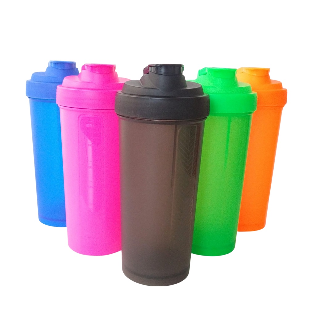 Coqueteleira Shaker Academia Lisa 600ml | Shopee Brasil