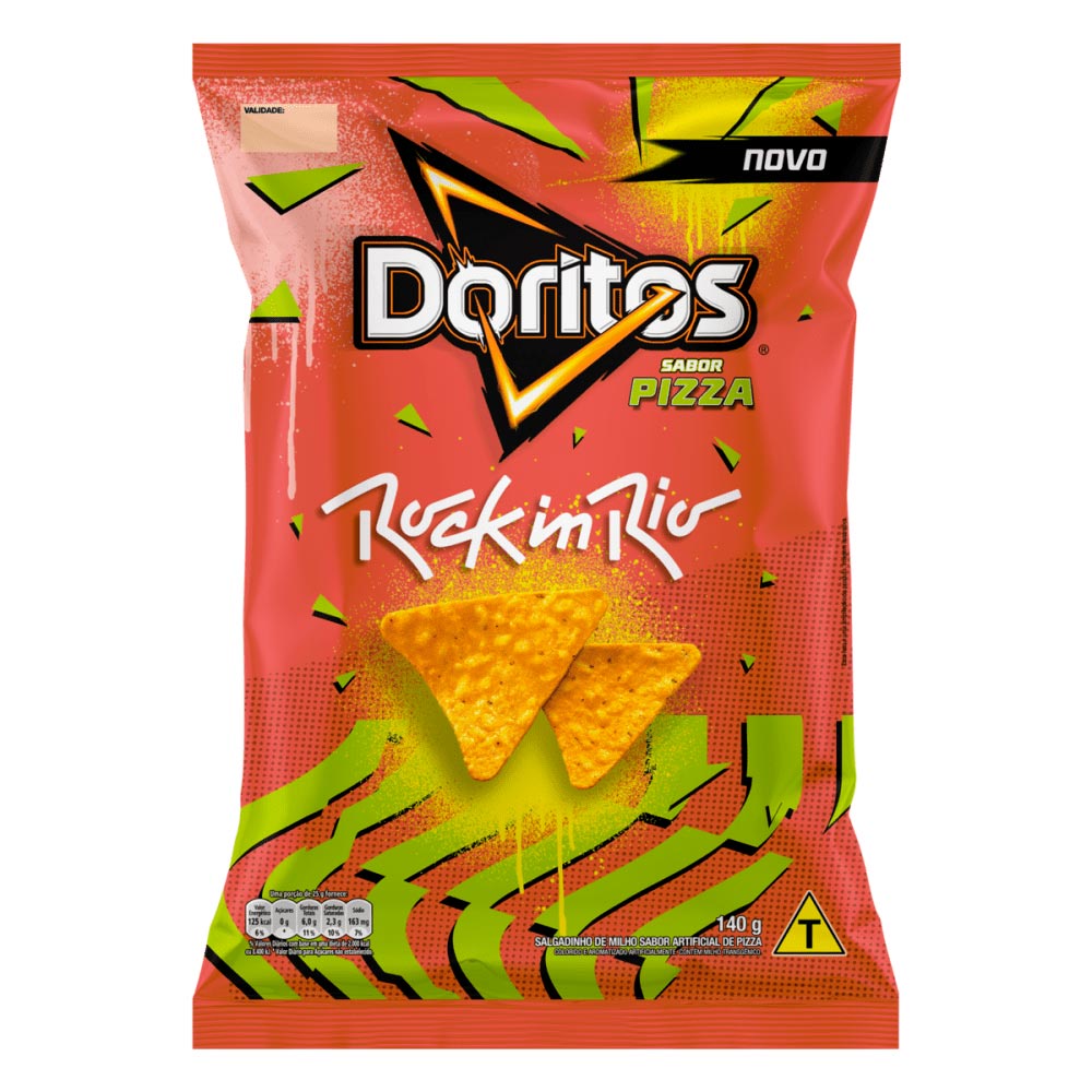 Salgadinho Doritos Rock In Rio Pizza 140g - Elma Chips | Shopee Brasil