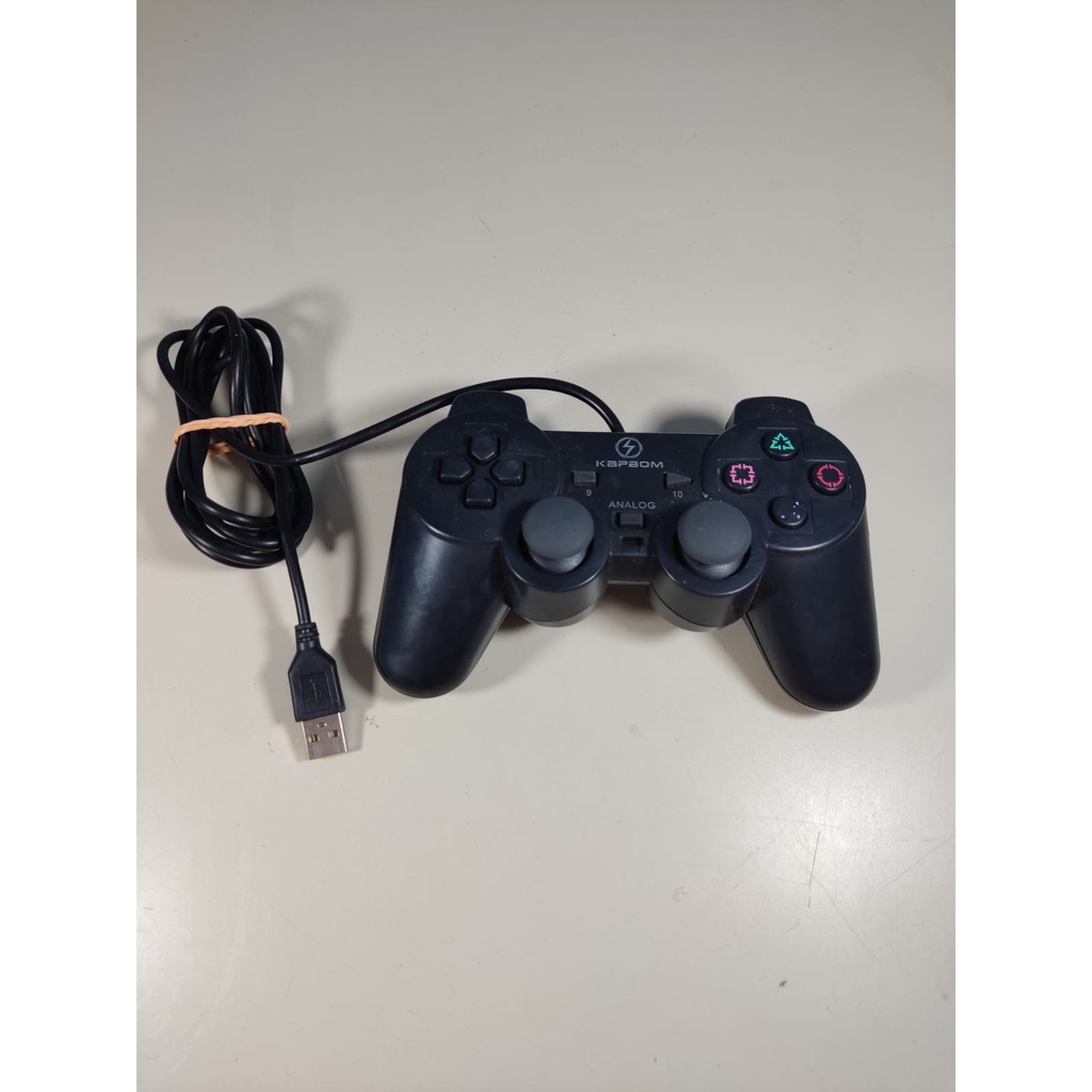 Controle modelo PS2 USB Funcionando | Shopee Brasil