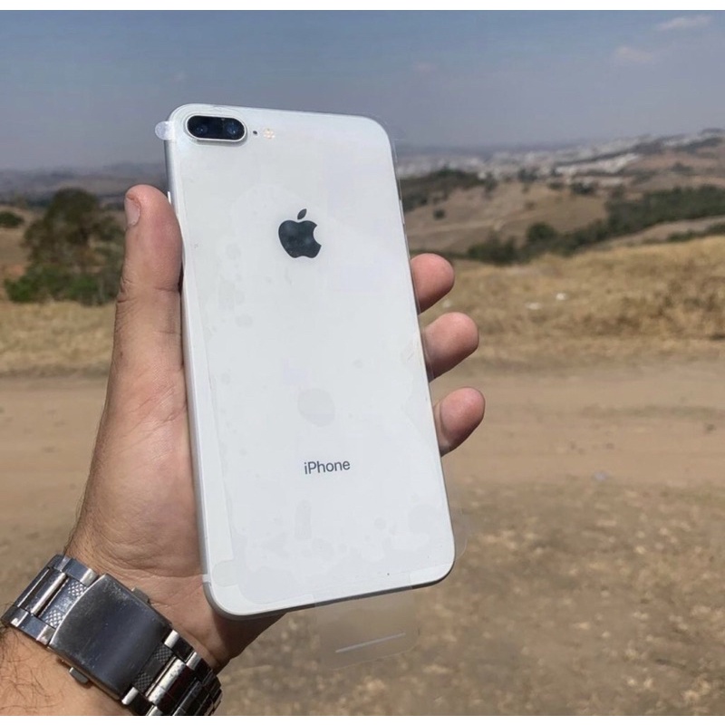 IPhone 8 Plus 64 gb branco promnta entrega bateria 100% | Shopee Brasil