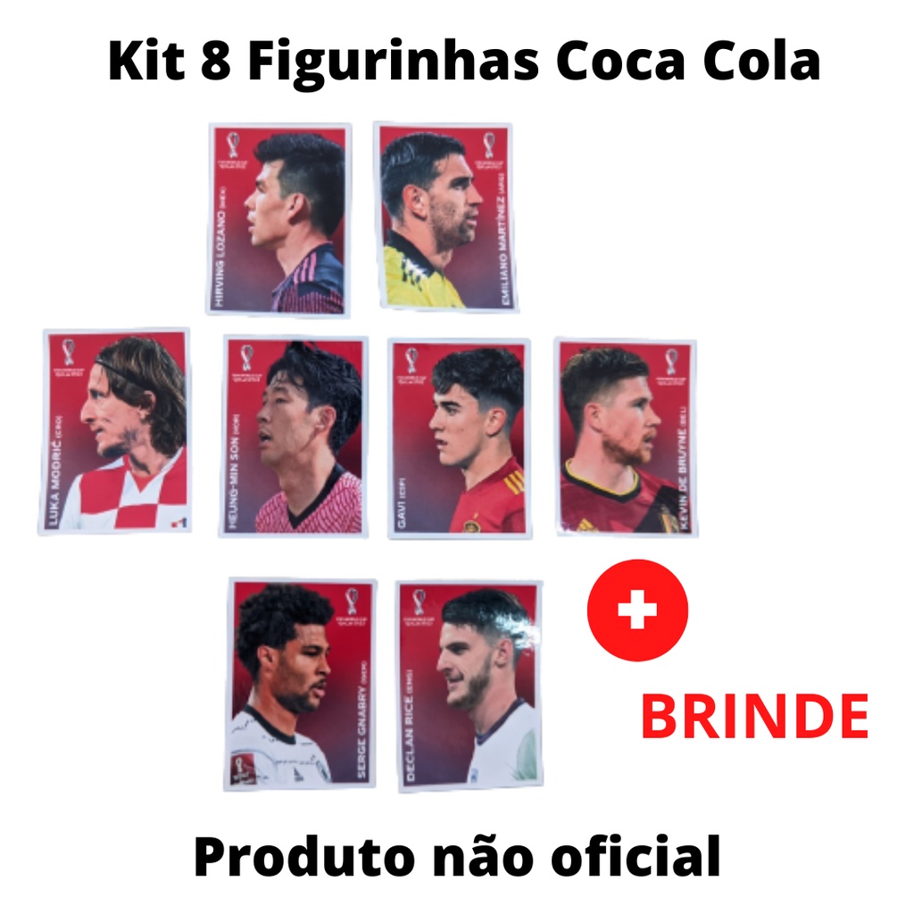 Kit De Figurinhas Da Coca Cola Copa Do Mundo 2022 - Escorrega o Preço