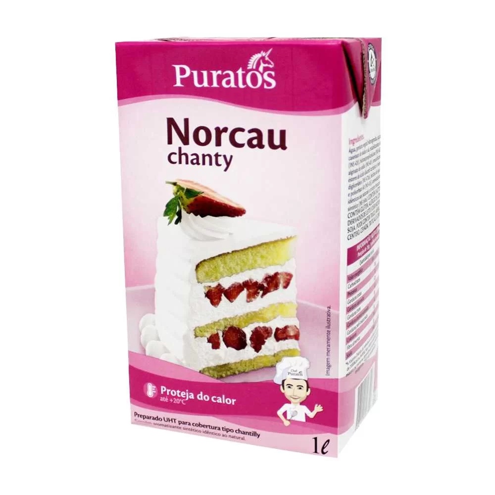 Chantilly Norcau Chanty Tradicional 1L - Puratos | Shopee Brasil