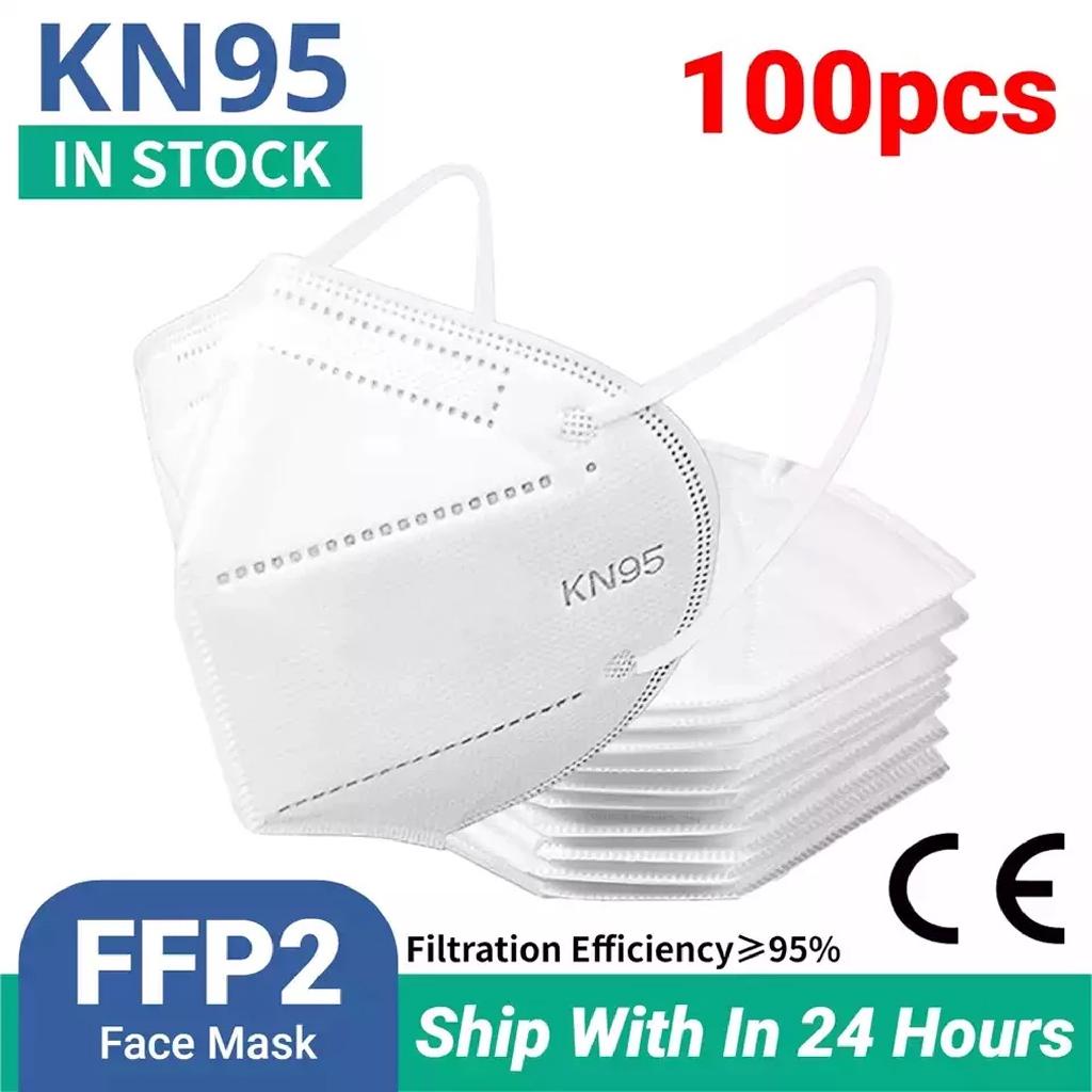 Kit 20 Mascara kn95 Adulto 5 Camadas N95 Pff2 Proteção Respiratória ...