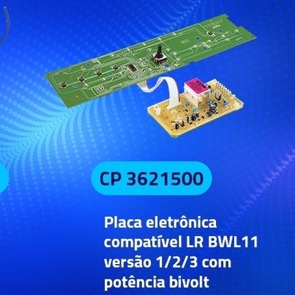 PLACA BWL11 V1,2,3 bivolt. CP. BRASTEMP | Shopee Brasil