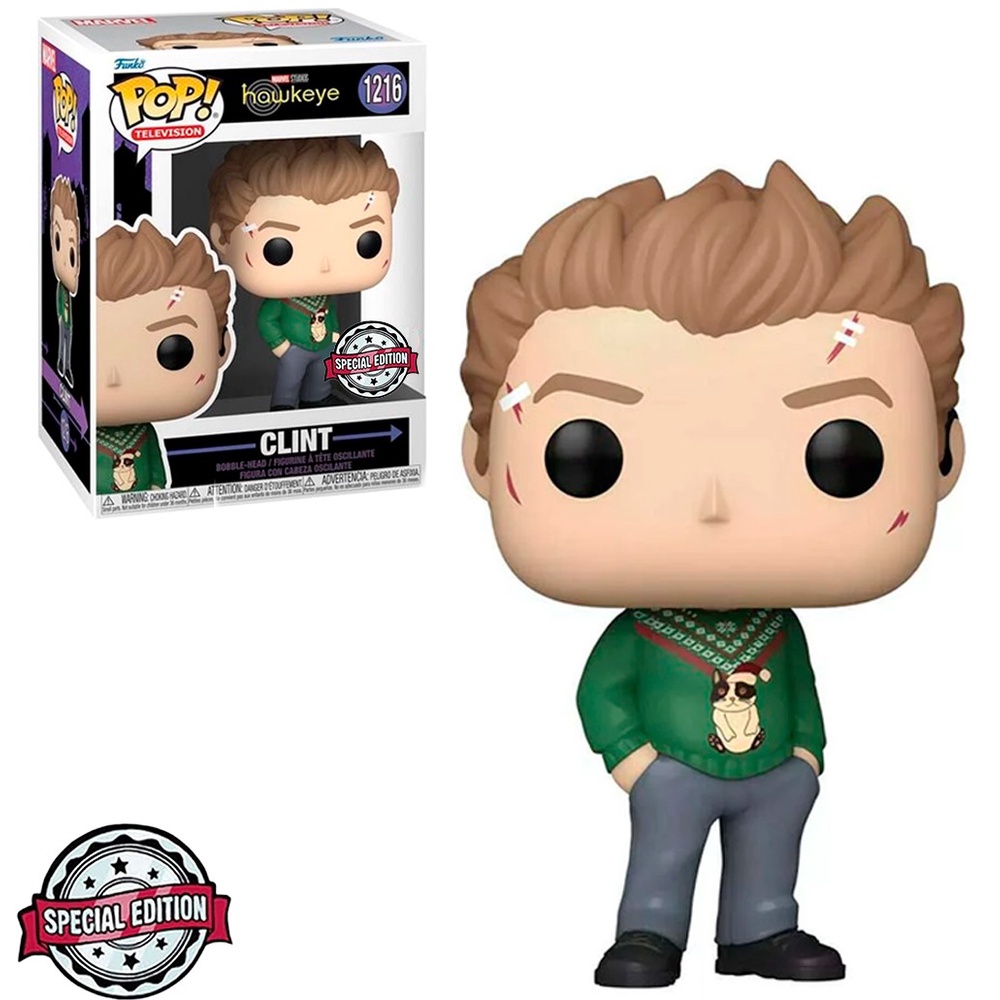 Funko Pop Marvel Hawkeye Clint Barton 1216 | Shopee Brasil