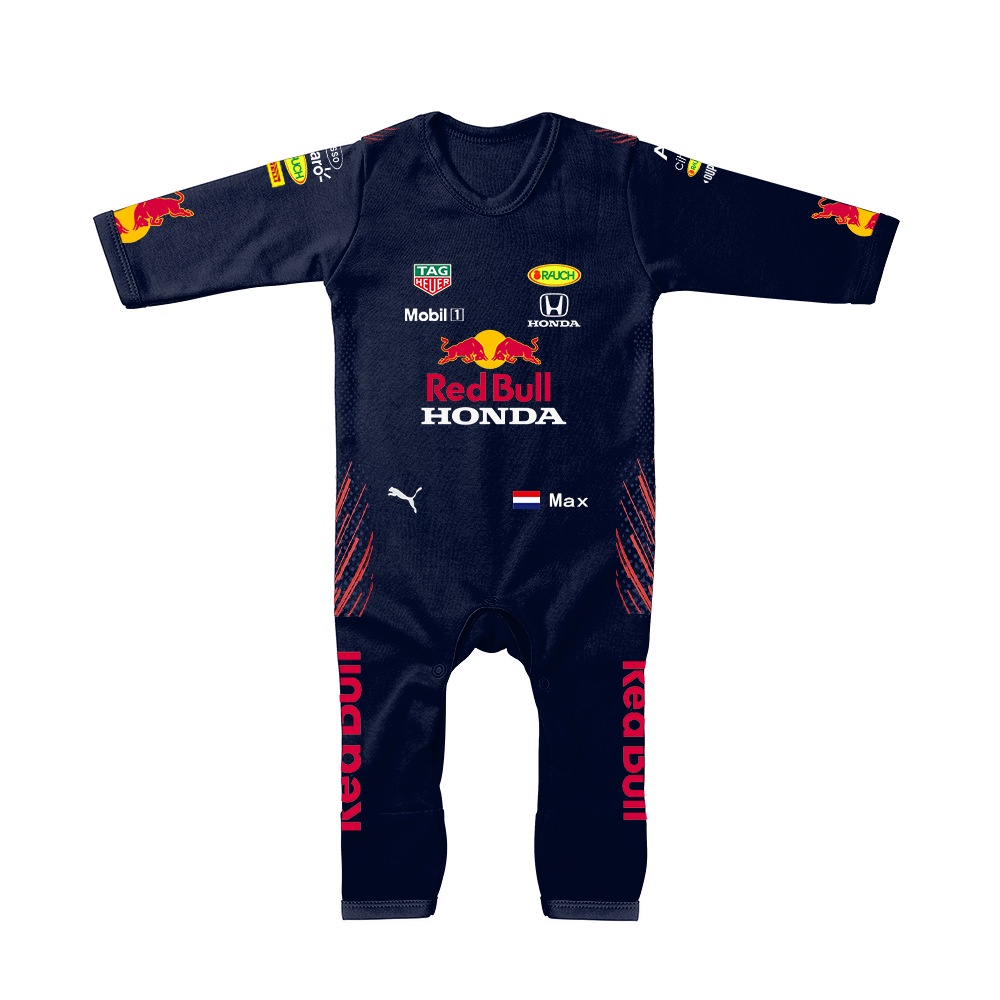 Fórmula One Red Bull Racing Team Vestapan Novo Fato De Bebê Body ...