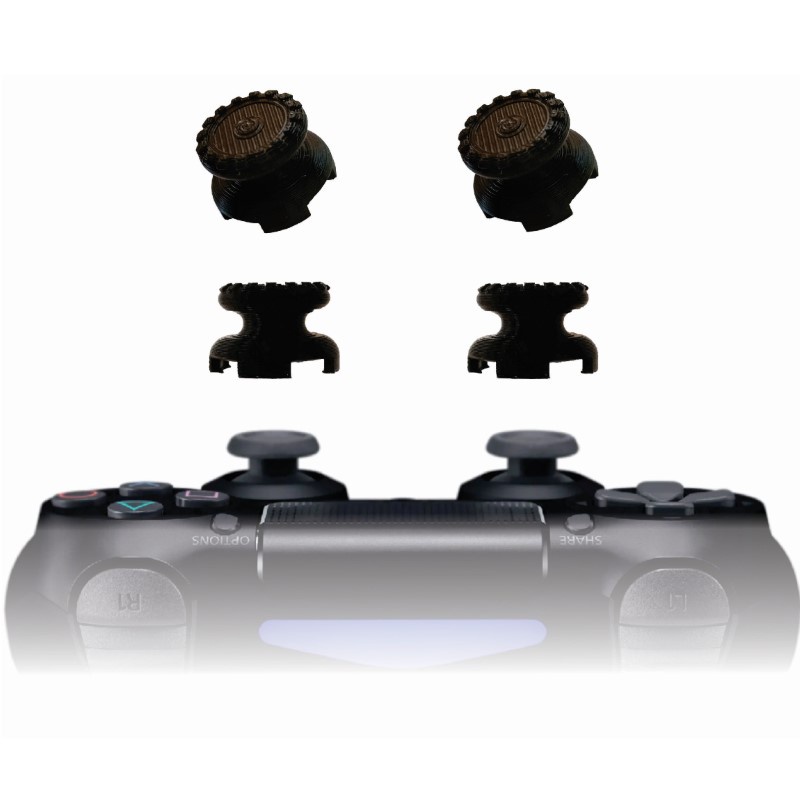 KontrolFreek PS4 Extensor 3d Analogico Preto FPS Shooter Tiro Protetor ...