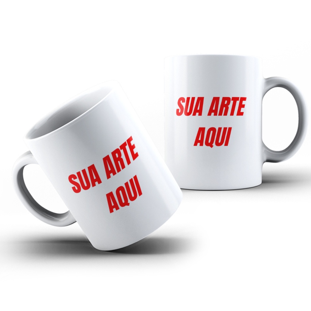 CANECA PORCELANA PERSONALIZADA COM SUA ARTE PRESENTE | Shopee Brasil