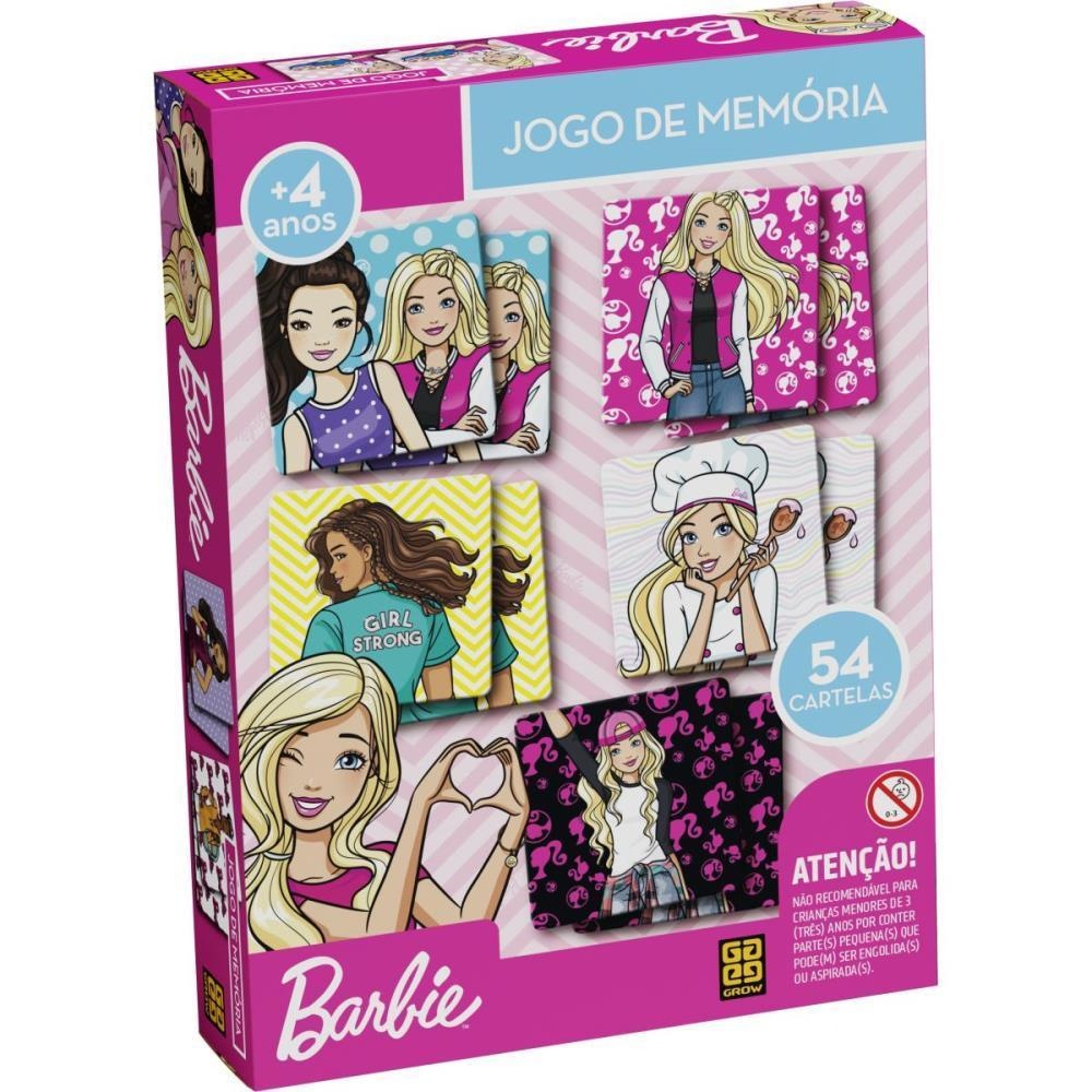 Jogo Da Memoria Da Barbie Unidade | Shopee Brasil
