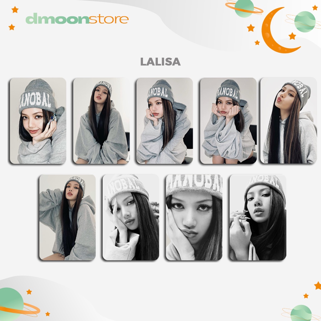 Photocards Lisa Blackpink | Lalisa Fanmade | Shopee Brasil