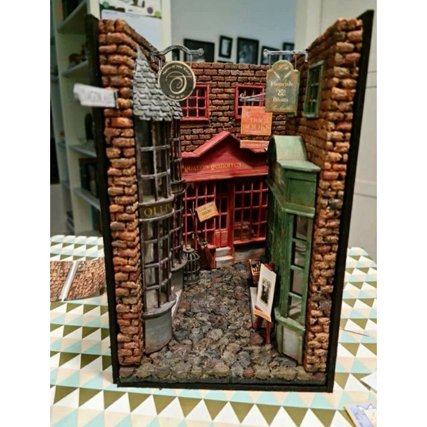 Book Nook Harry Potter Olivaras | Shopee Brasil