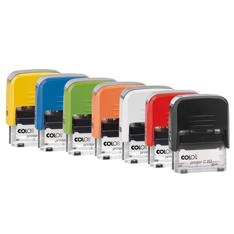 Carimbos Colop c20 Diversas Cores | Shopee Brasil