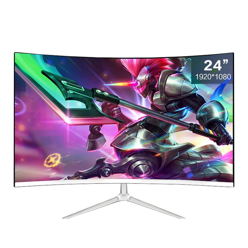 Monitores IPS Originais De 24 Polegadas Gamer 1080p Monitor Curvo PC ...