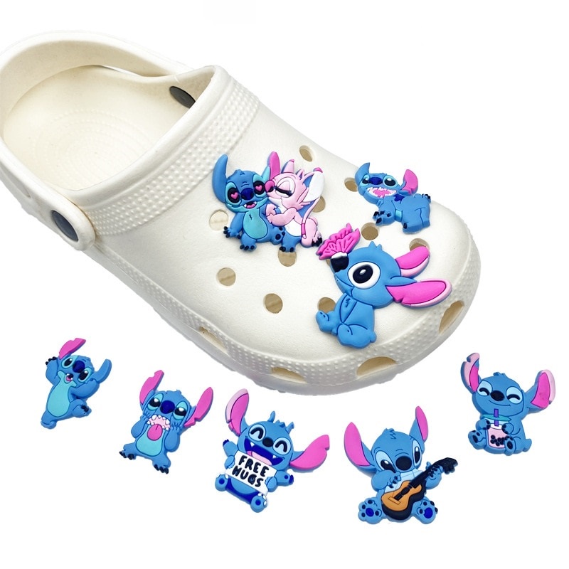 Jibbitz para Crocs Pins Enfeites Pingentes Crocband - Lilo e Stitch ...