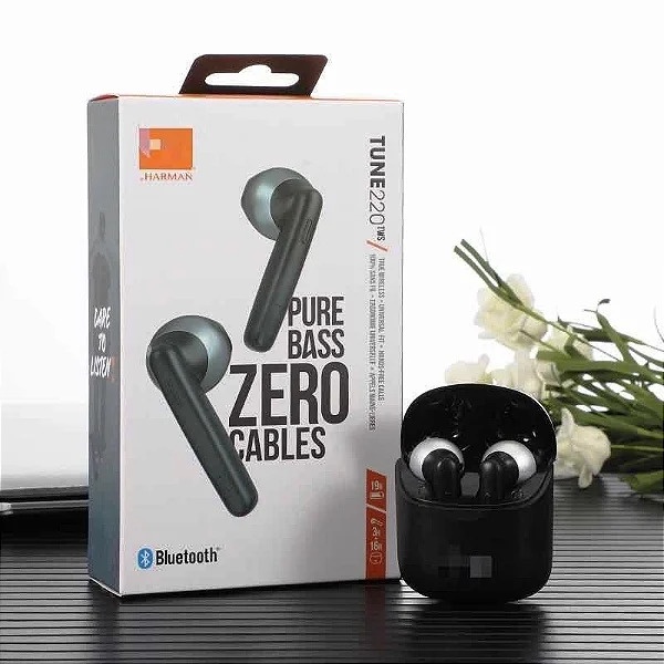 Fone De Ouvido Sem Fio Tune 220tws Bluetooth JBL | Shopee Brasil