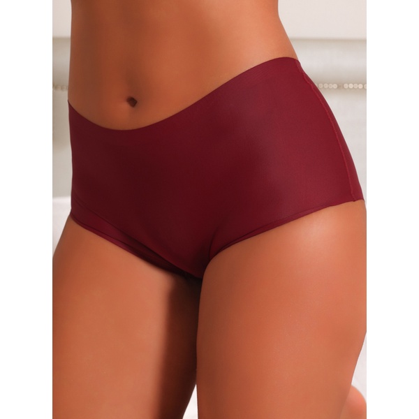 Cueca Calcinha Boxer Corte a Laser Shortinho Sem Costura Feminina Poliamida Conforto Lingerie ...