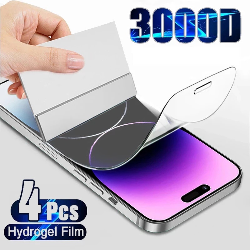 1-4PCS Filme Hidrogel Para Samsung Galaxy S20 S21 S22 S23 Plus Ultra S21FE S20FE F E Note 20 ...