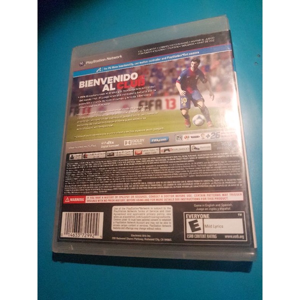 JOGO PS3 FIFA 13 MÍDIA FISICa ORIGINAL NOVO LACRADO | Shopee Brasil