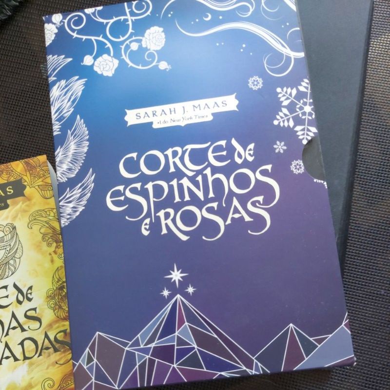 Box Livros Corte de Espinhos e Rosas + Livro Corte de Chamas Prateadas ...