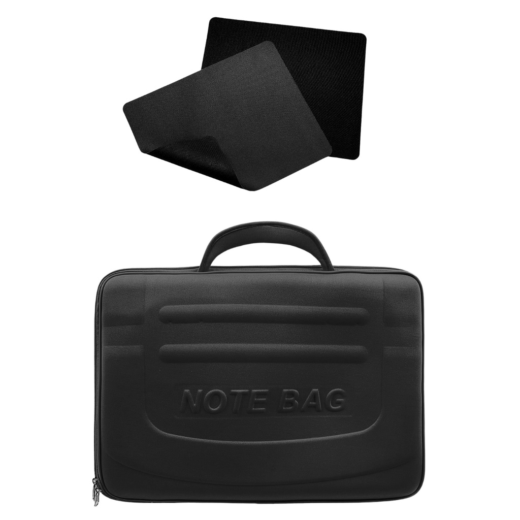 Capa de Notebook 15,6 Polegadas Material Rígido Anti-Impacto + Mouse Pad Gamer Preto | Shopee Brasil