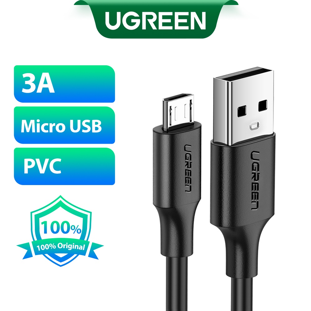 Ugreen QC3.0 3A Cabo Micro USB De Carregamento Rápido Para Carregador De Fio De Dados Xiaomi ...