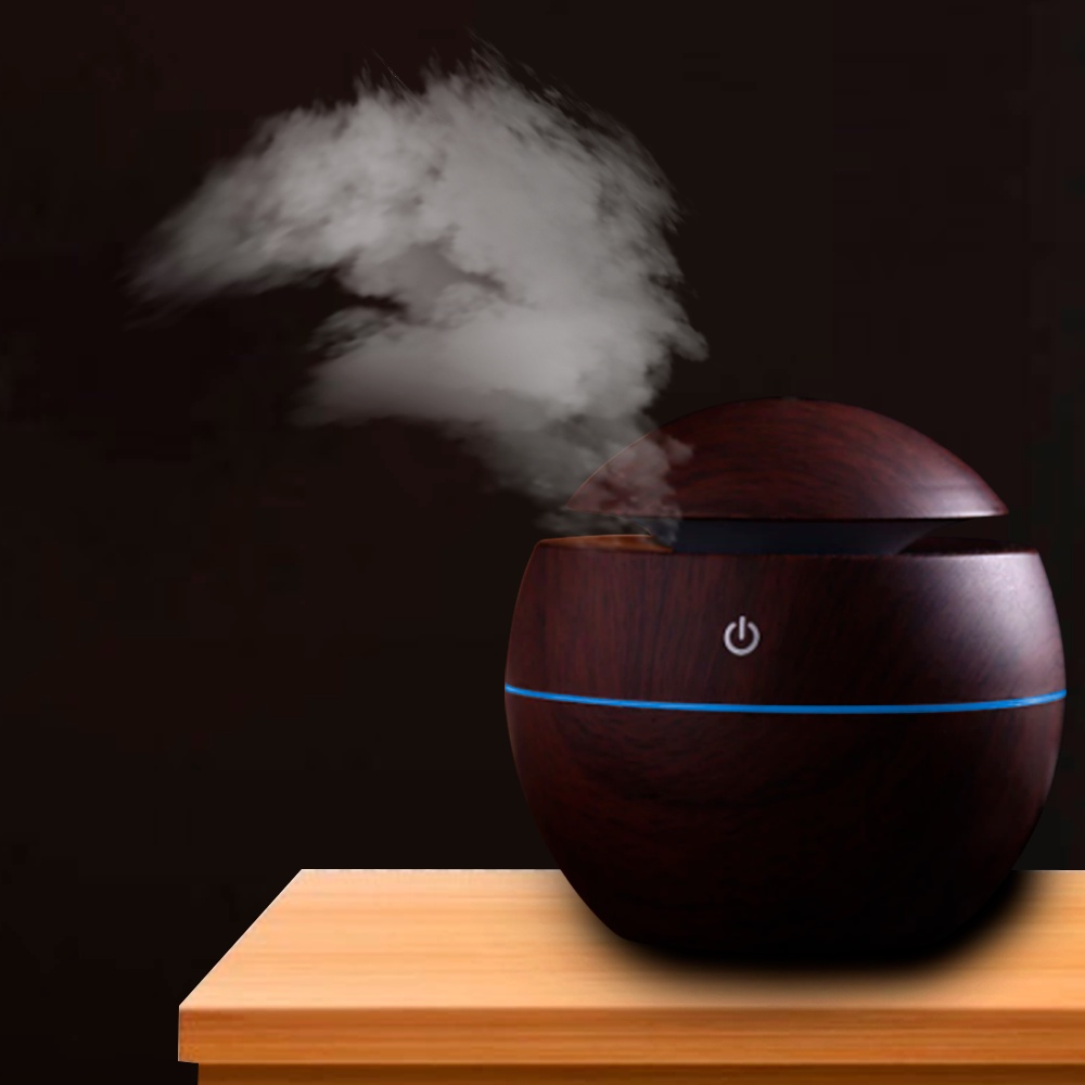 Difusor Umidificador Ultrassonico Usb Difusor Redondo Led 7 Cores ...