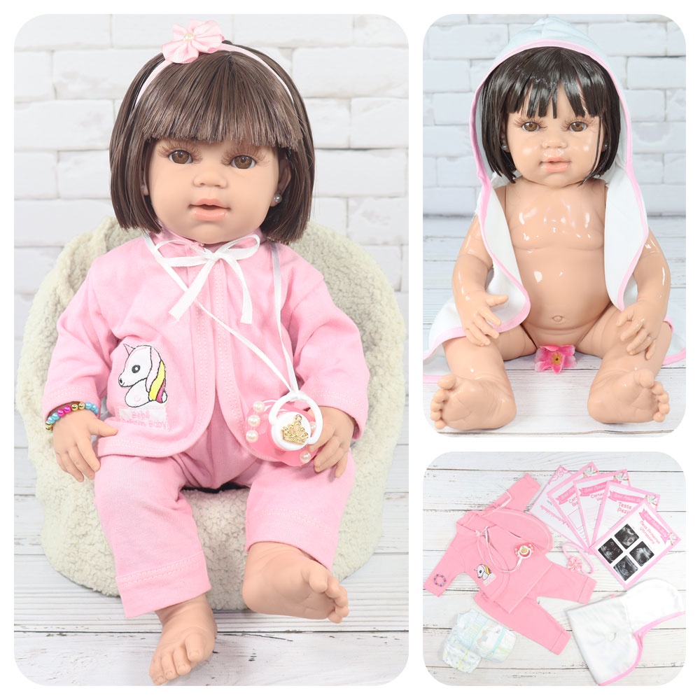 Bebe Reborn Boneca Mais Vendida Do Brasil Novidade Real | Shopee Brasil