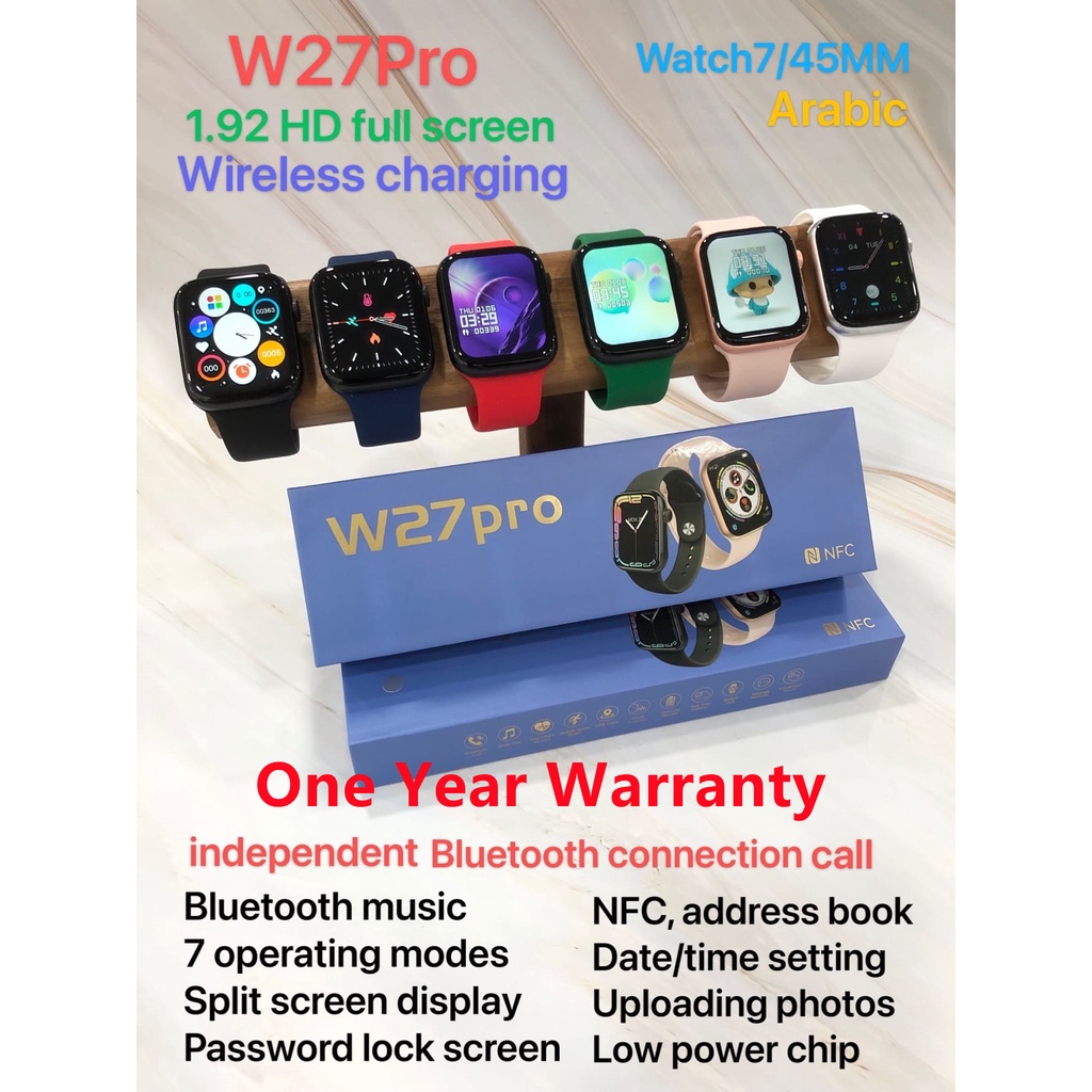 W27 Pro Relógio Inteligente IWO Série 8 Homens Chamada digital ...