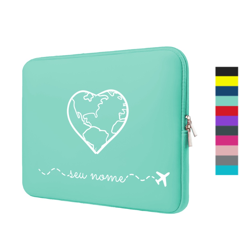 Capa Case Pasta Maleta Notebook Macbook Ultrabook Neoprene 15.6/14.1/13 ...