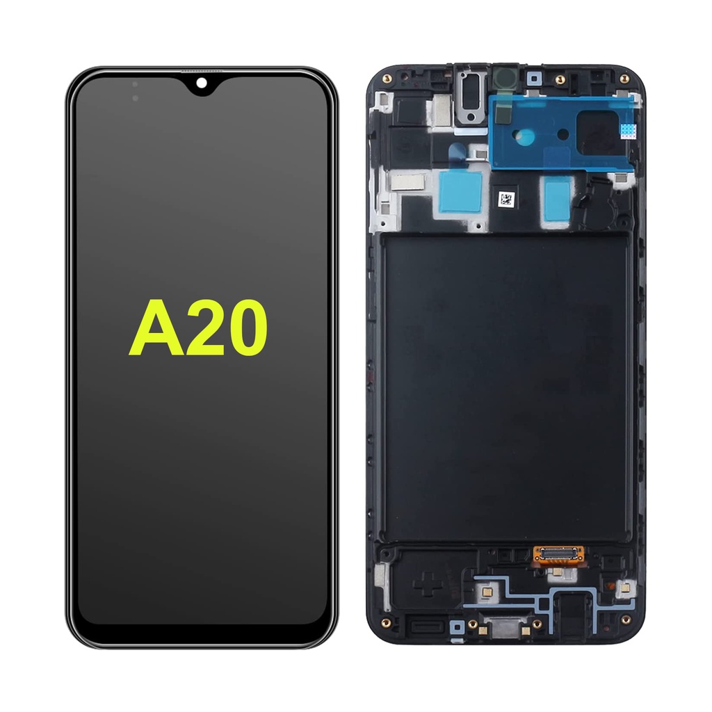 Tela Frontal Touch Display A20 A205 original com aro Com biometria ...