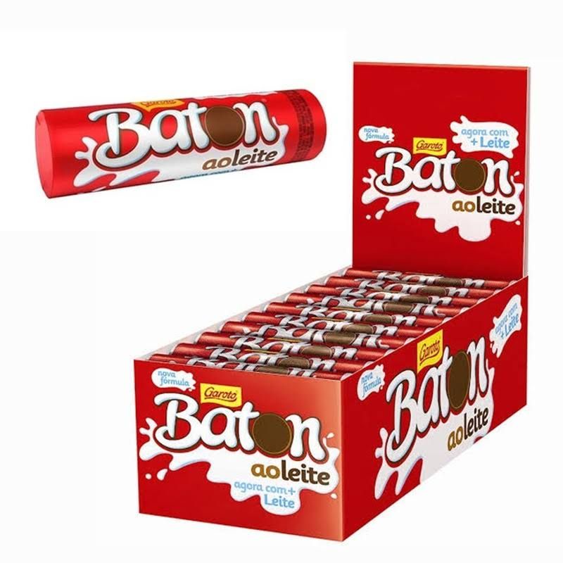Caixa Baton Garoto Sabores C/30 Unid.16gr | Shopee Brasil