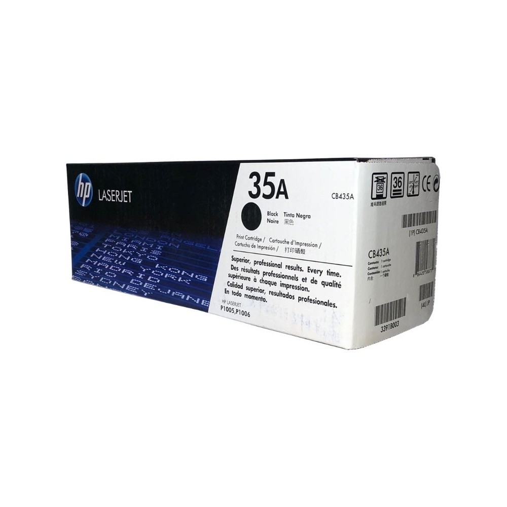 Toner Hp 35a 435a Cb435a Preto Laserjet p1005 / p1006 | Shopee Brasil