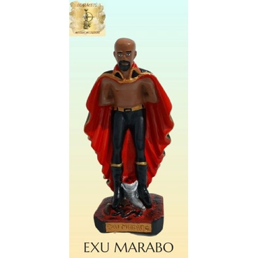 imagem de exu marabo de 23 cm umbanda e candomblé | Shopee Brasil