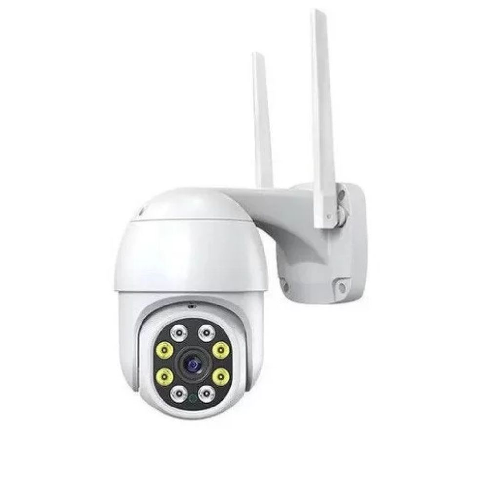Câmera De Segurança Externa Hd Ip 66 Wifi 360º Resistente Água Smart ...