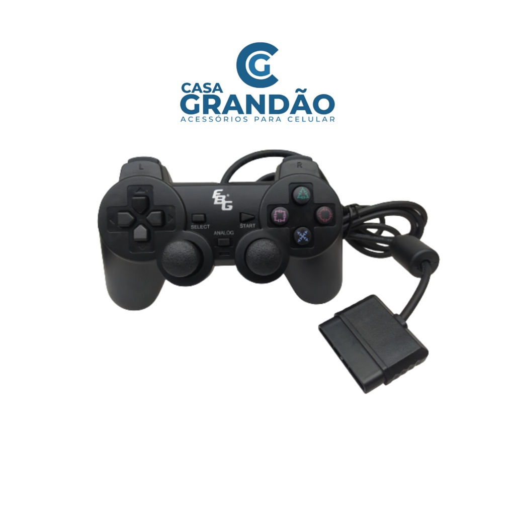 Controle Playstation Joystick Dualshock 2 Ps2 Analog Controller FBG-004 ...