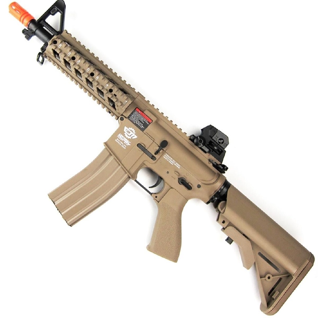 Rifle de Airsoft Elétrico GeG CM16 Raider M4A1 CQB RIS - Desert ...