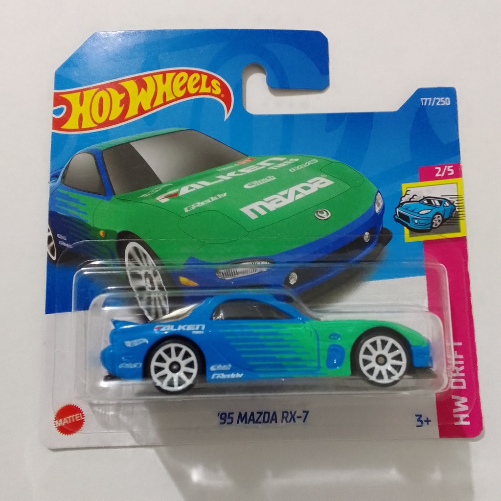 95 Mazda RX 7 - HW Drift - Falken Tires - Hot Wheels 1:64 - Miniatura ...