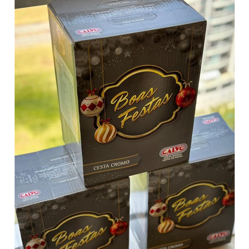 Cesta De Natal Diamante Biscoitolandia Tommy Bauducco Nestle Shopee