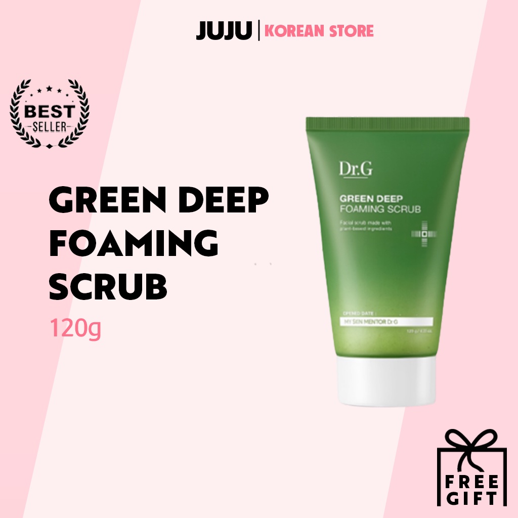 Dr.G / Green Deep Foaming Scrub 120g | Shopee Brasil