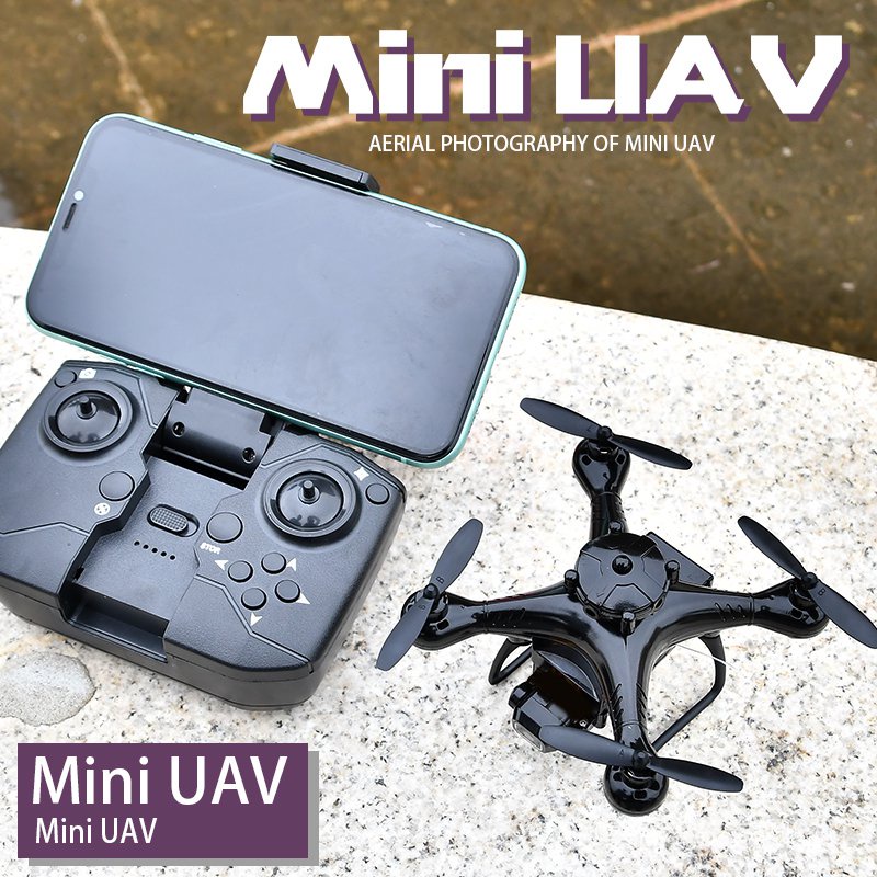 HD Dual Camera Aerial Photography 4-axis Aircraft Kid's Mini Obstacle Avoidance RC Unmanned Toy ...