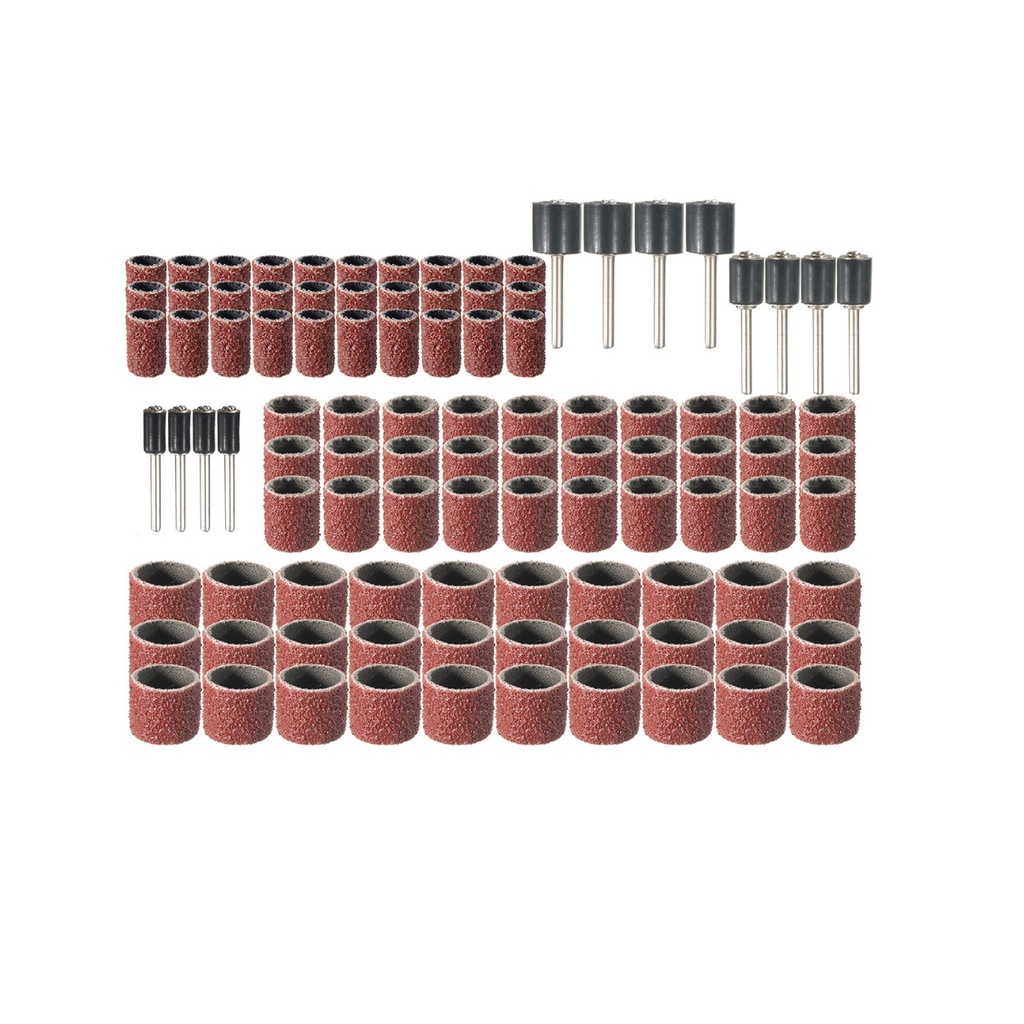 Kit C/ 90 Tubos Lixa Para Madeira Micro Retifica + 12 Mandril | Shopee ...