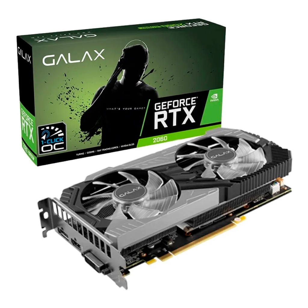 Placa de Vídeo Galax Nvidia GeForce RTX 2060 Plus 12GB ddr6, Ray ...