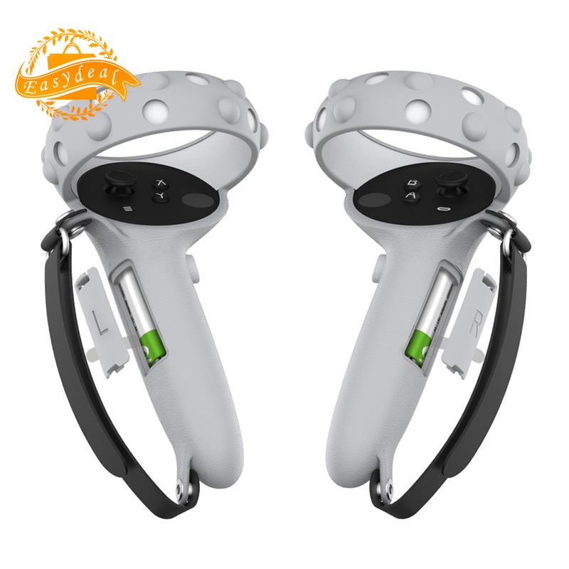VR Touch Controller Grip Anti-Throw Strap Para Oculus Quest 2 Com Alça ...