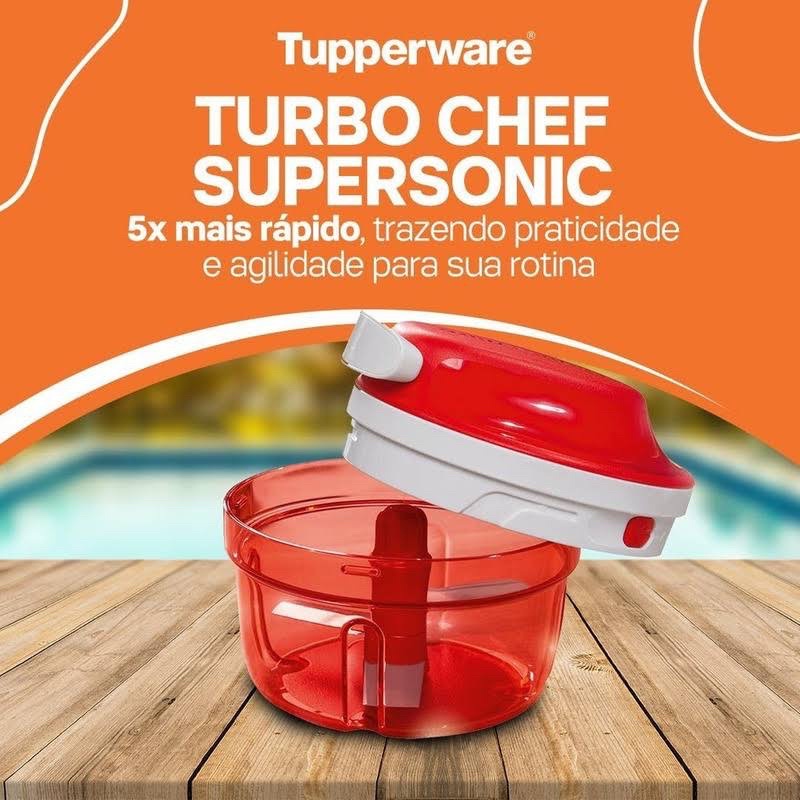 Turbo Chef SuperSonic 300ml Tupperware. | Shopee Brasil