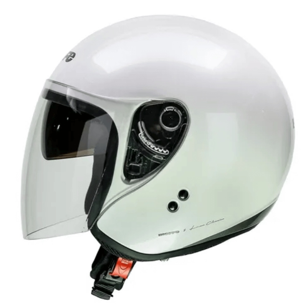 Capacete Aberto Bieffe Allegro Classic Branco Perolizado | Shopee Brasil