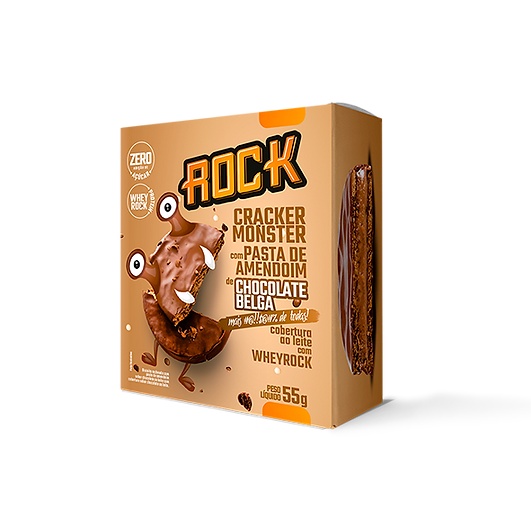 ROCK CRACKER MONSTER CHOC.BELGA 55g | Shopee Brasil