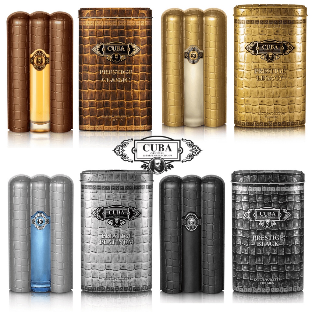 PERFUME IMPORTADO CUBA PARIS PRESTIGE 90ml - ORIGINAL . | Shopee Brasil