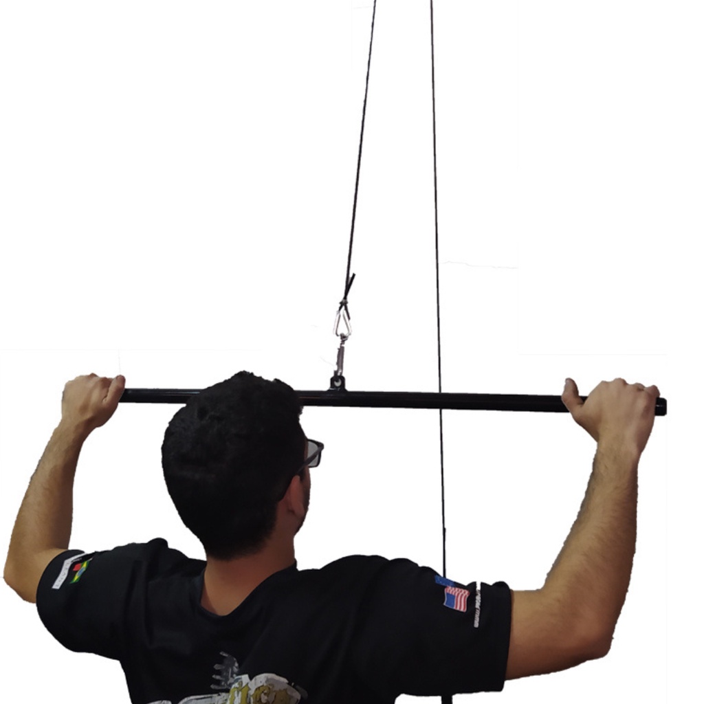 Barra 1 metro para pulley treino de costas | Shopee Brasil