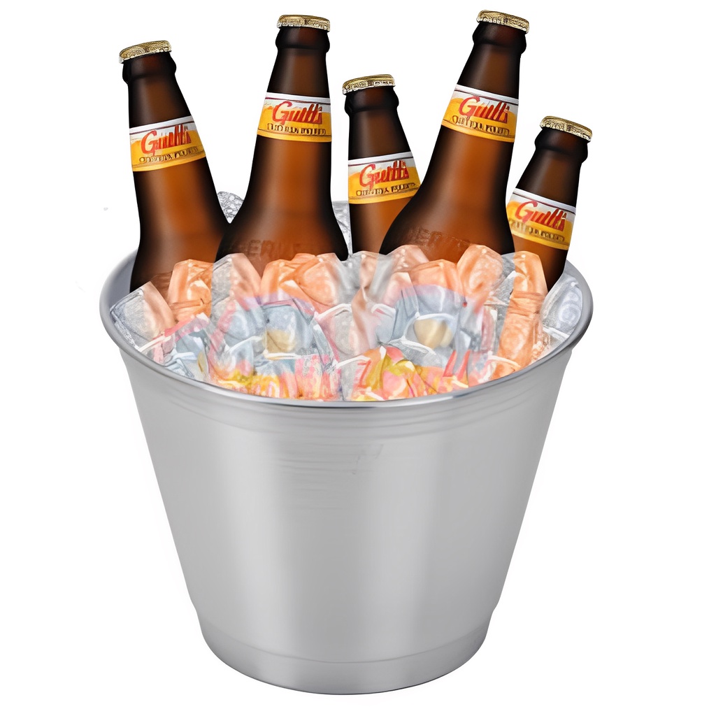 Balde Para Cerveja E Gelo 10 Litros aluminio polido | Shopee Brasil